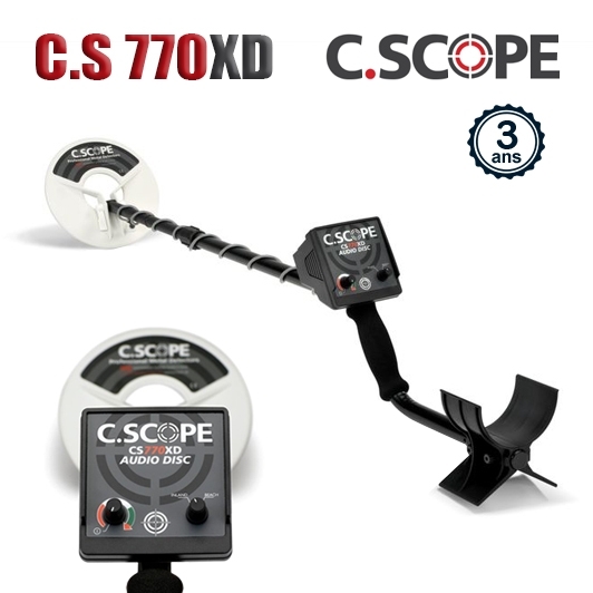 Le 770 de CScope : le détecteur de métaux pour les terres et la plage