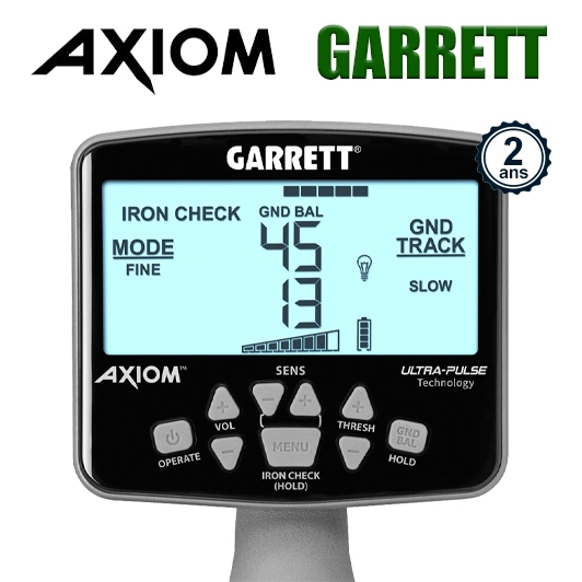 L'Axiom : le détecteur d'or le plus puissant de Garrett