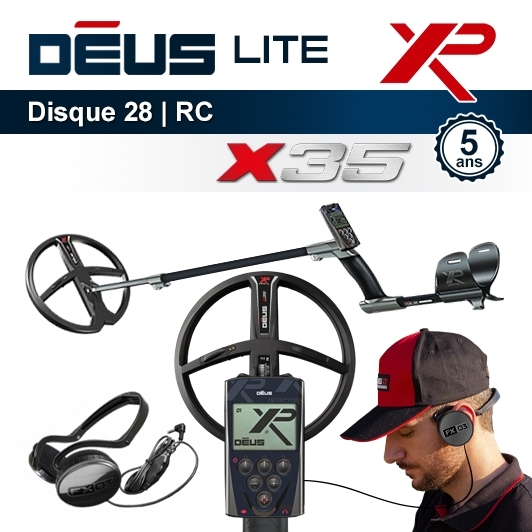 Détecteur XP Deus Lite 28cm X35 RC