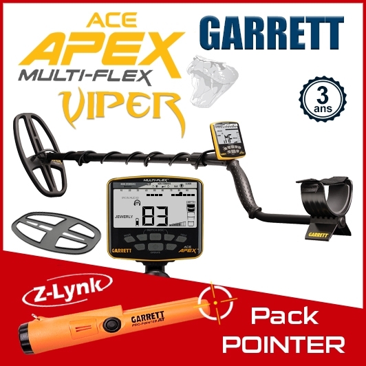 Le détecteur Apex de Garrett avec Pointer AT Z-Lynk